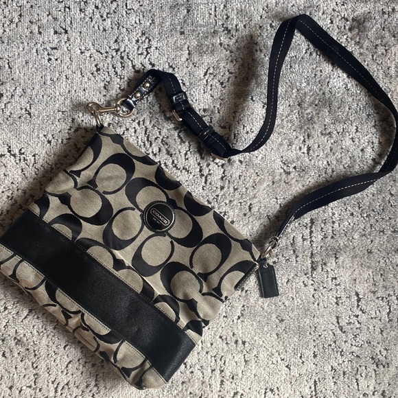 Coach | Bags | Coach Monogram Crossbody Satchel | Poshmark